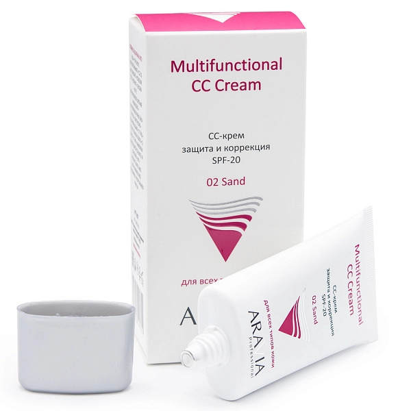 CC-крем защитный SPF-20 Multifunctional CC Cream / 02 песочный, 50 мл ...