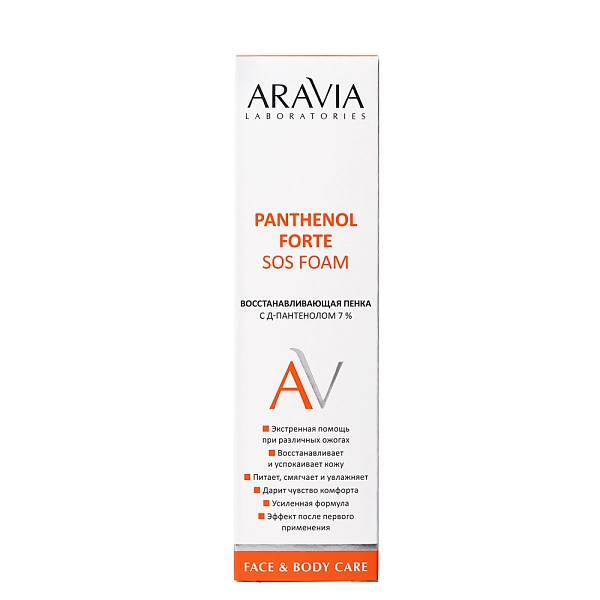 Восстанавливающая пенка с Д-пантенолом 7% Panthenol Forte SOS Foam, 160 ...